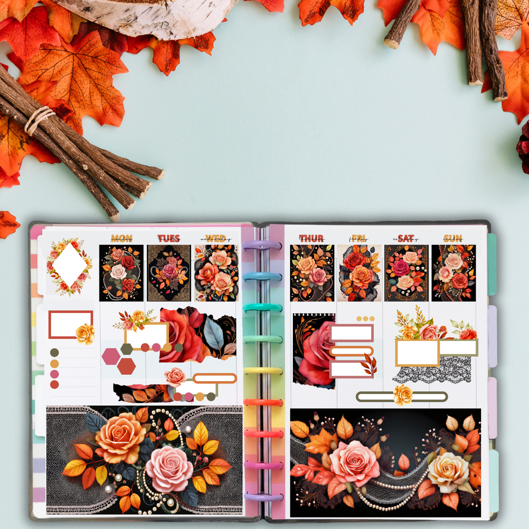 Autumn Elegance Scene Sticker Kit – Winterfield Studios