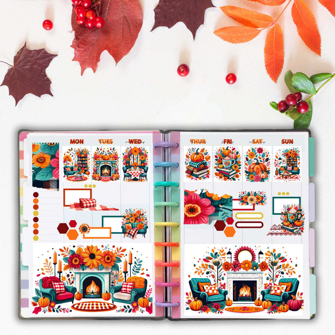 Home Sweet Home Planner Scene Sticker Kit – Winterfield Studios