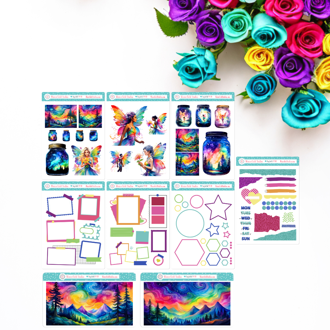 Starlit Nature Jars & Fairies Bullet Journal Sticker Kit – Winterfield ...