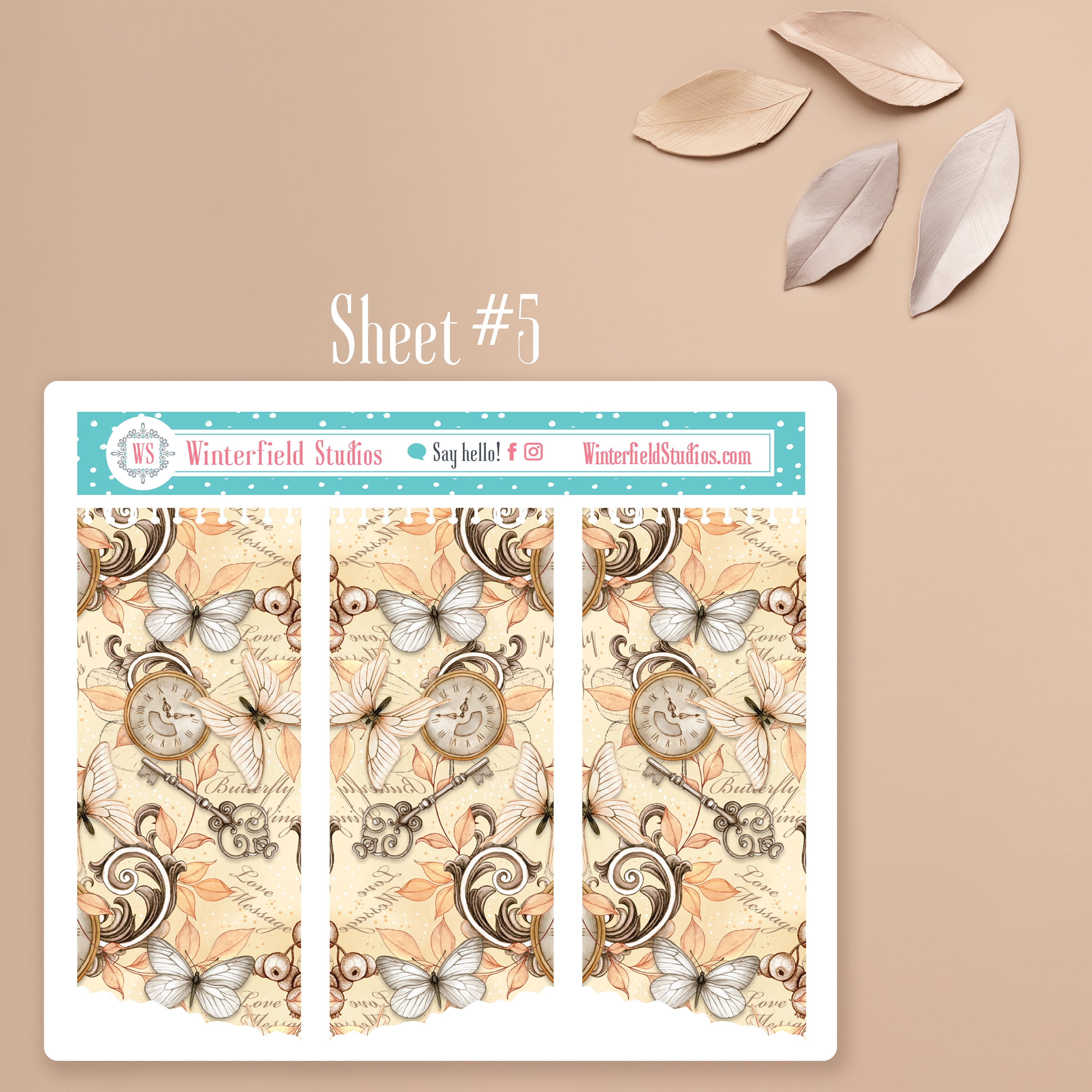 Torn Paper Ephemera Bullet Journal Sticker Kit – Winterfield Studios
